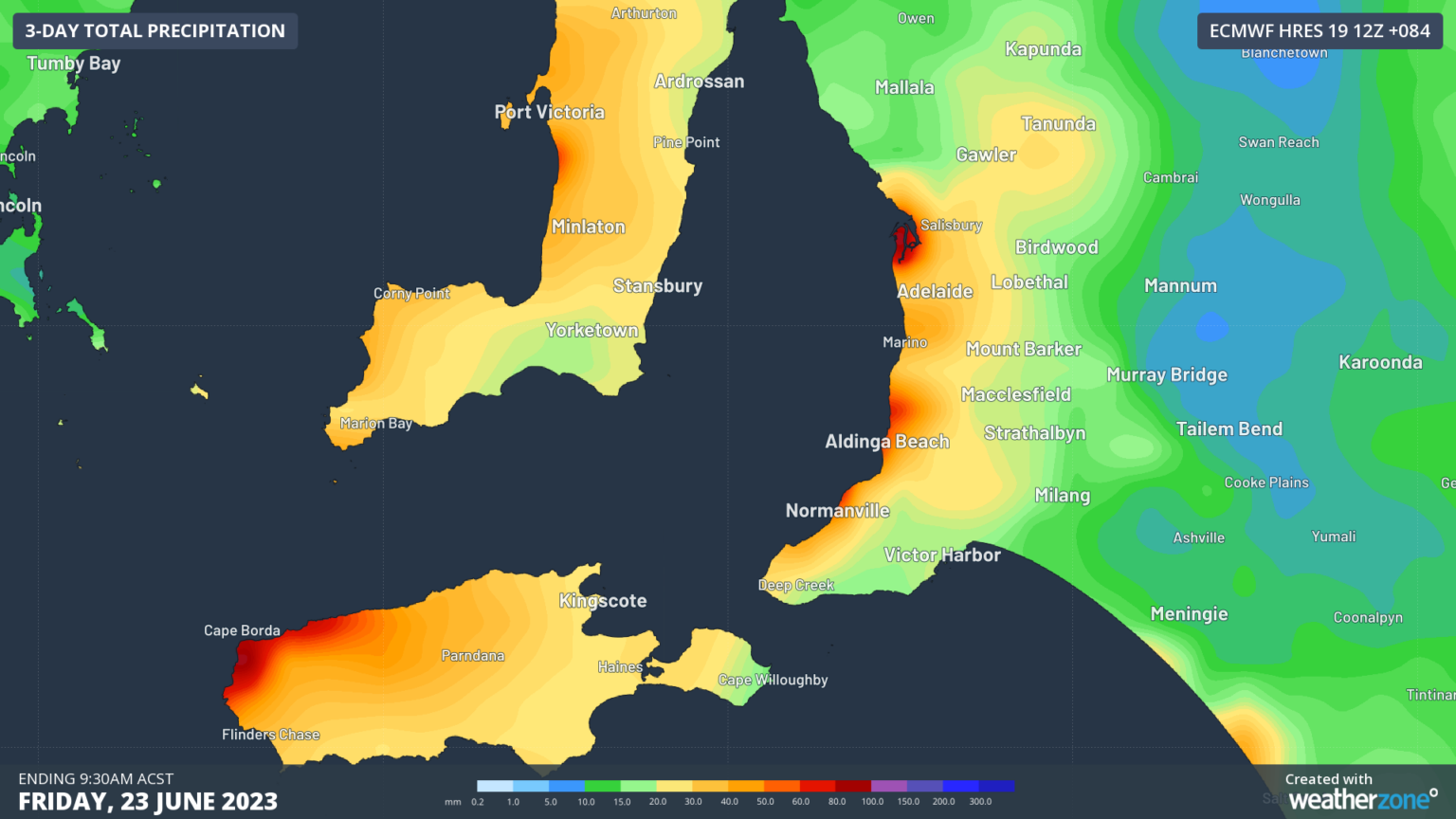 Heavy rain headed for Adelaide | DTN APAC