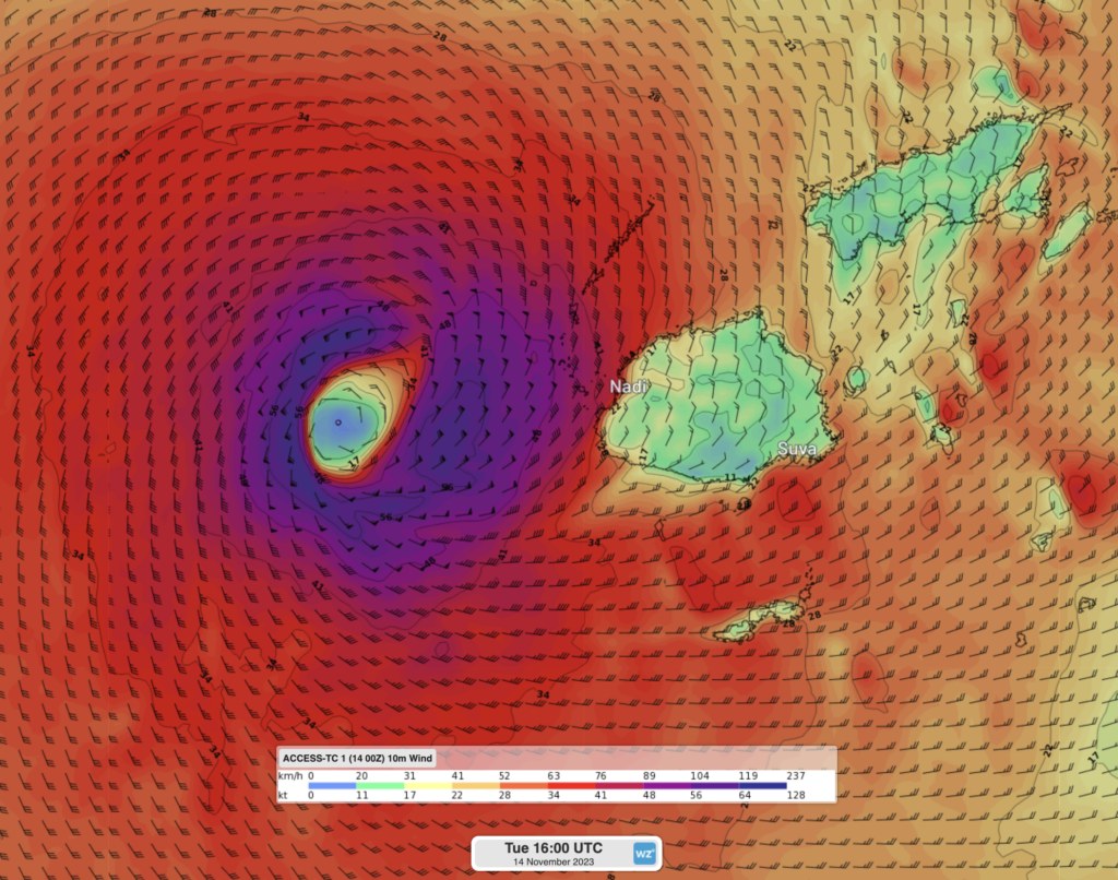 Tropical Cyclone Mal heading for Fiji | DTN APAC