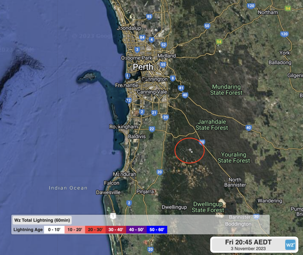 Single lightning strike sparked bushfire near Perth | DTN APAC