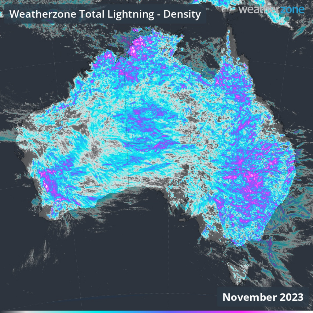 40 million lightning strikes over Australian regions in November | DTN APAC
