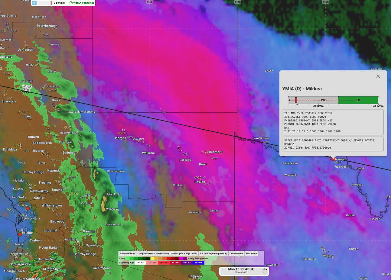 How DTN APAC’s Aviation dashboards highlighted dust and wind ...