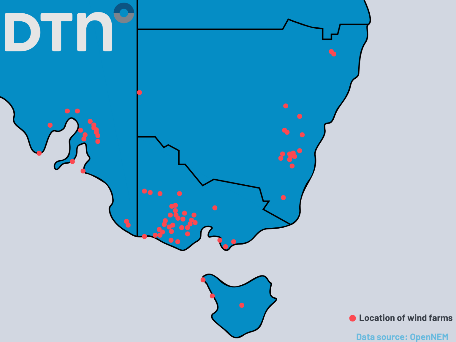 First major cold front of 2025 sweeping over southeast Australia's wind ...