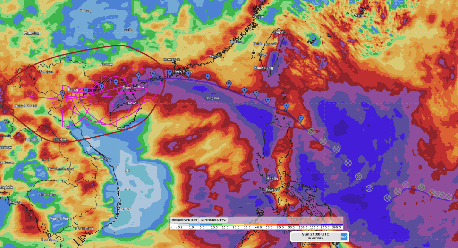 Typhoon Wipha sideswipes Hong Kong and southern China disrupting ...