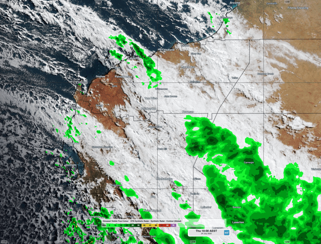 Cloudband brings unseasonable rain to northern WA mining hub | DTN APAC
